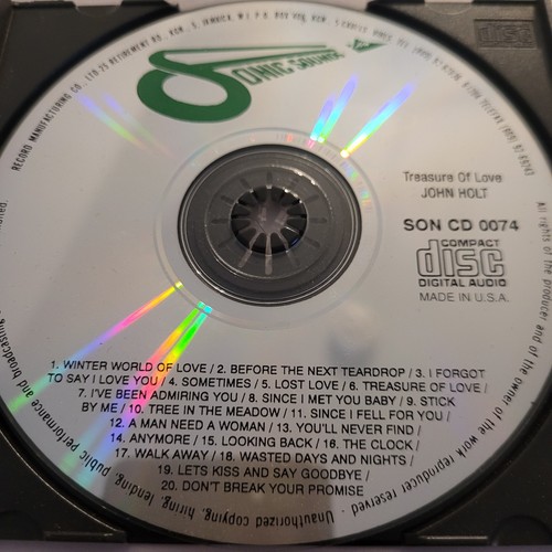 John Holt Treasure Of Love Sonic Sounds 0074 Jamaica Reggae Compact ...