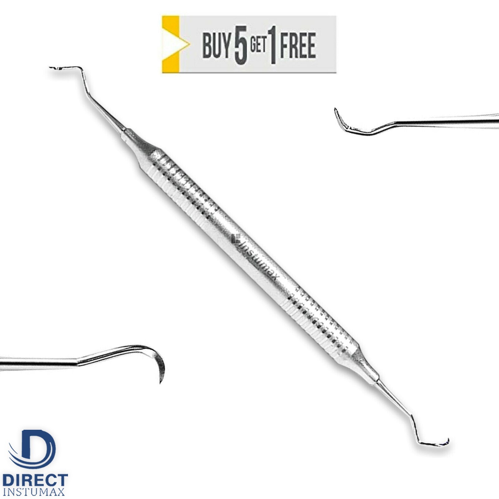 Dental Scaler 204S Sickle Posterior # 204S instrument Buy 5 get 1 Free ...