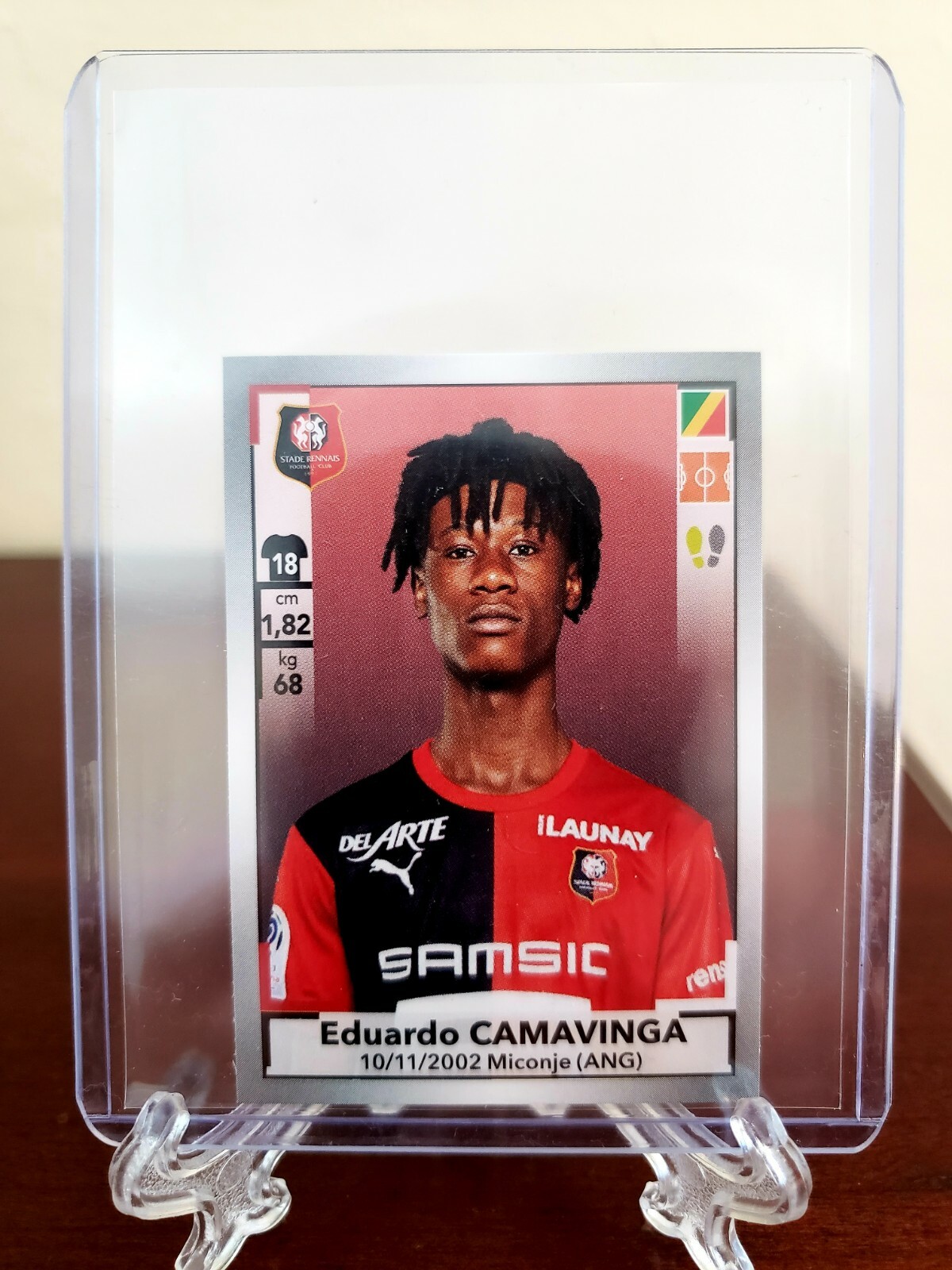 EDUARDO CAMAVINGA ROOKIE 2019/2020 Stade Rennais Panini Foot #424 ...