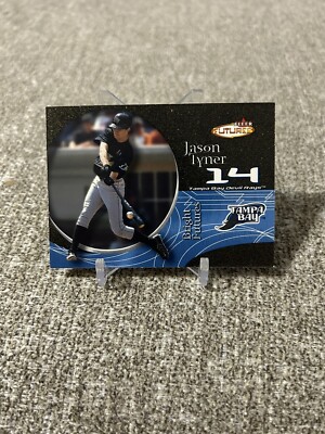 2001 Fleer Futures BLACK GOLD /499 #207 Jason Tyner Devil Rays BRIGHT ...