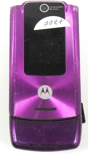 Motorola W series W490 - Purple and Black ( T-Mobile ) Rare Cellular ...