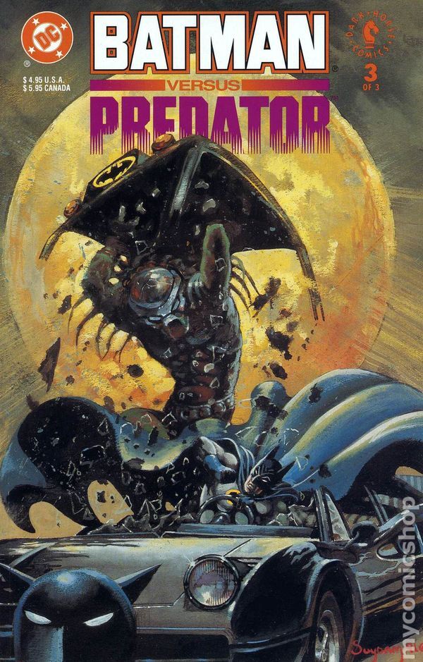 Batman vs. Predator #3A Suydam VF 1992 Stock Image | eBay