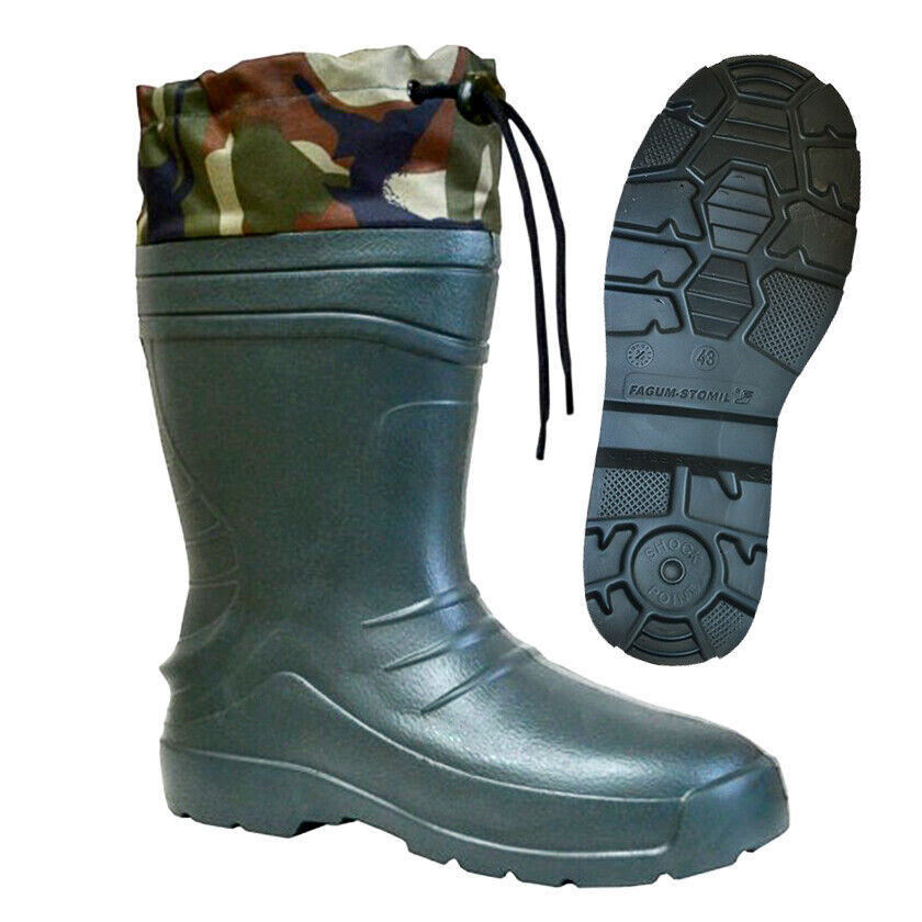 Thermal LIGHTWEIGHT EVA Wellies Wellingtons Rain Boots Hunting Voyager ...