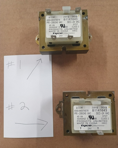 Products Unlimited TYCO ELECTRONICS Transformer 4000-09E07AE79 B1141643 ...
