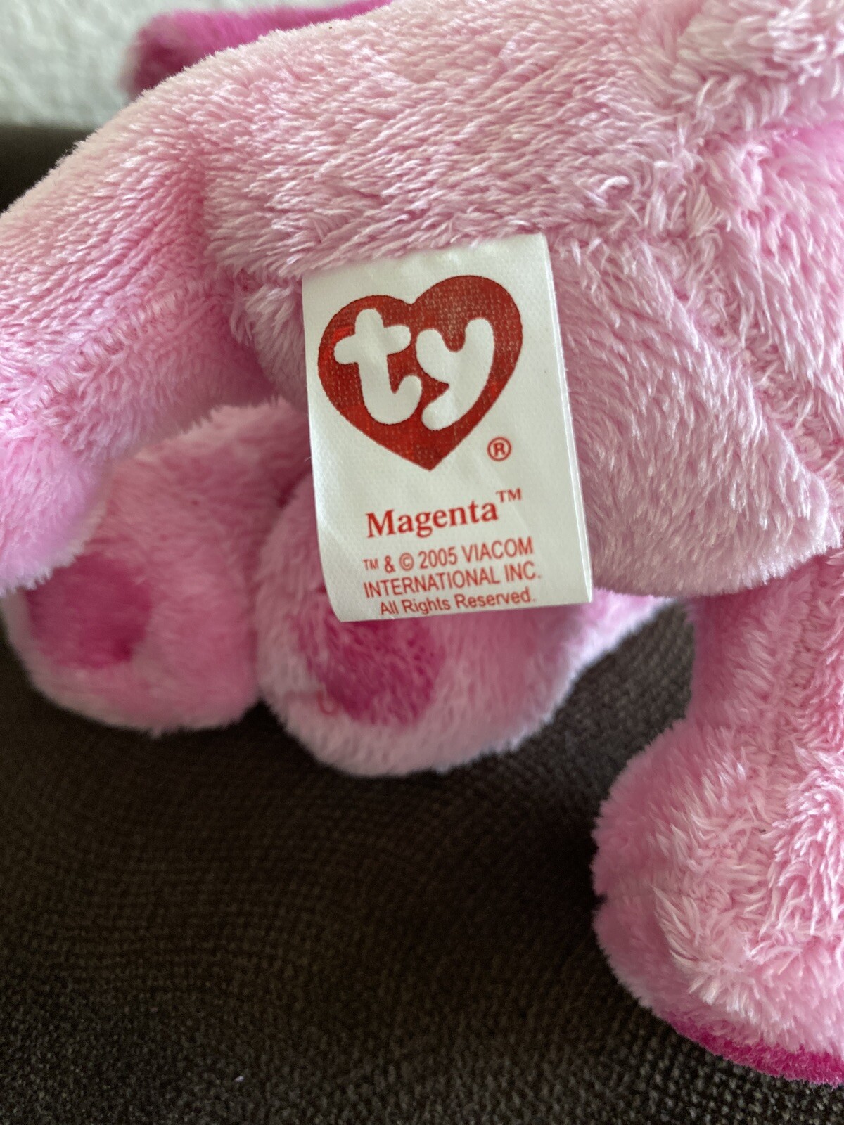 Ty Beanie Baby - MAGENTA the Dog (Nick Jr. - Blues Clues (Blue's Clue's ...