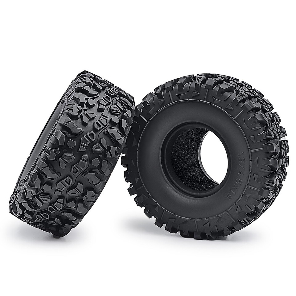 Qmore 1.9'' RC Crawler Tire Rubber Wheel Tyre 114mm for 1/10 SCX10 TRX4 ...