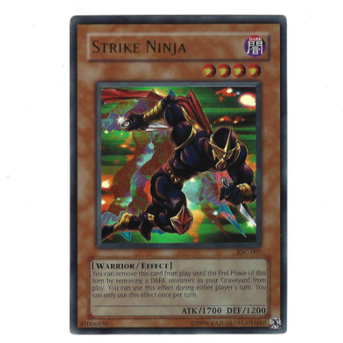 Yu-Gi-Oh! TCG Strike Ninja IOC-007 Unlimited Ultra Rare NM NEAR MINT ...