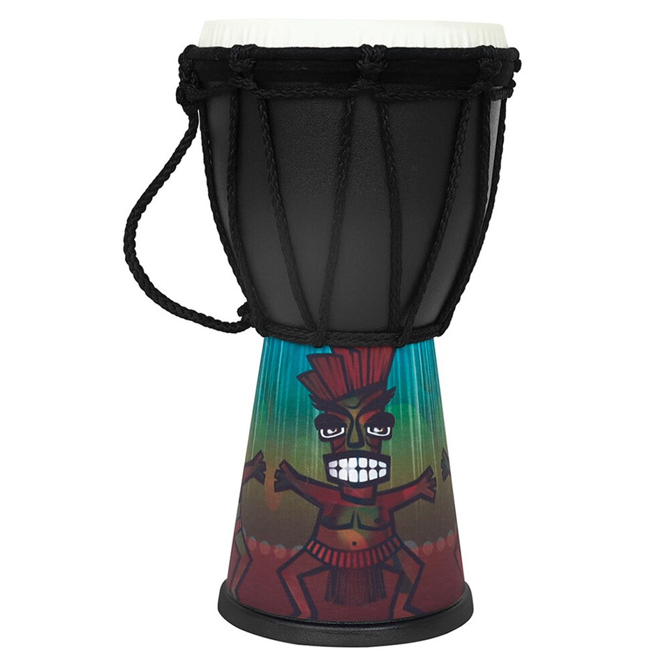 4 In African Drum Djembe Drum PVC Drum Chamber Portable Hand Drum for ...