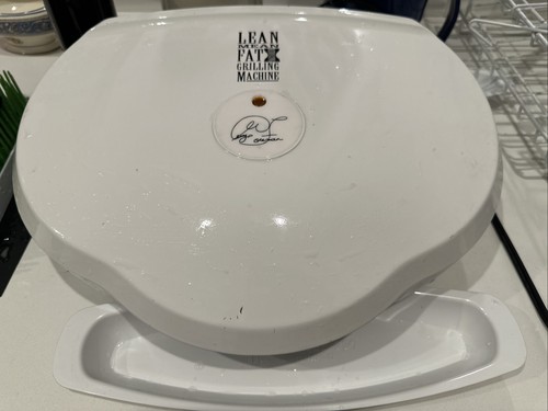 George Foreman Lean Mean Fat Reducing Grilling Machine White GR15 ...