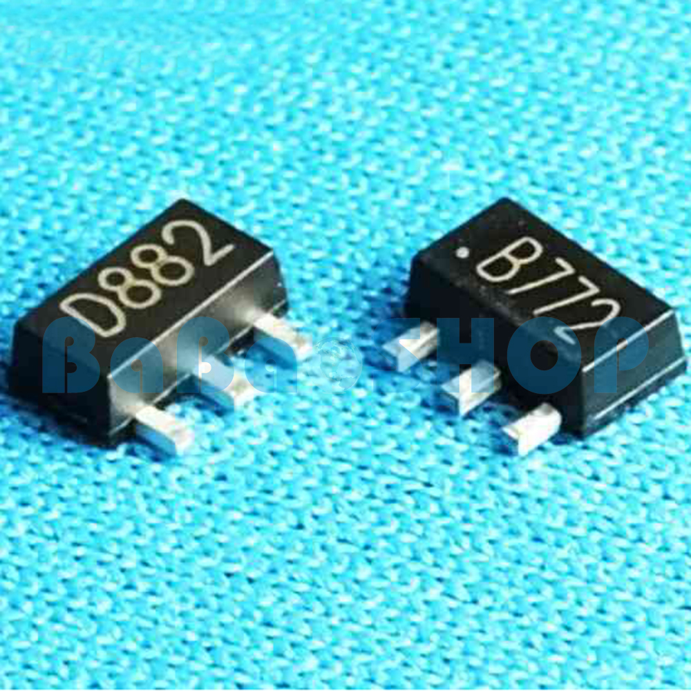 10 ~ 1000pcs 2SD882 2SB772 3A D882 B772 NPN PNP SILICON POWER ...