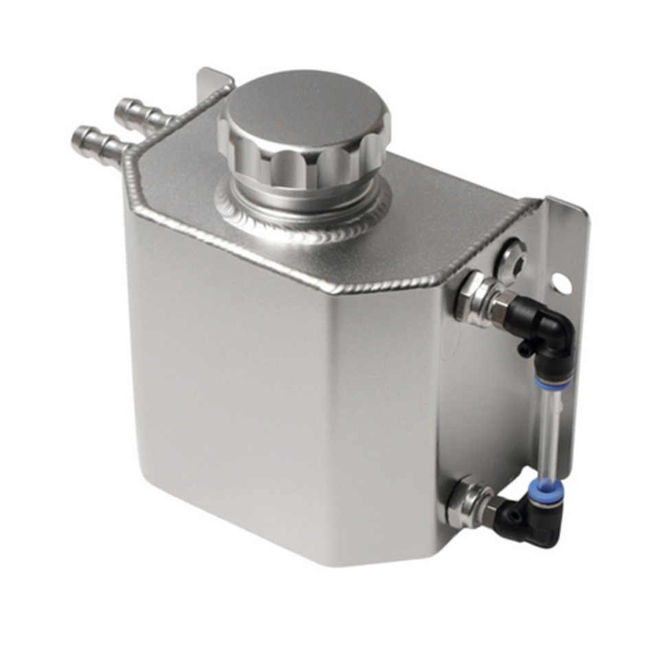 Aluminum Car Radiator Coolant Recovery Water Tank Reservoir Overflow ...