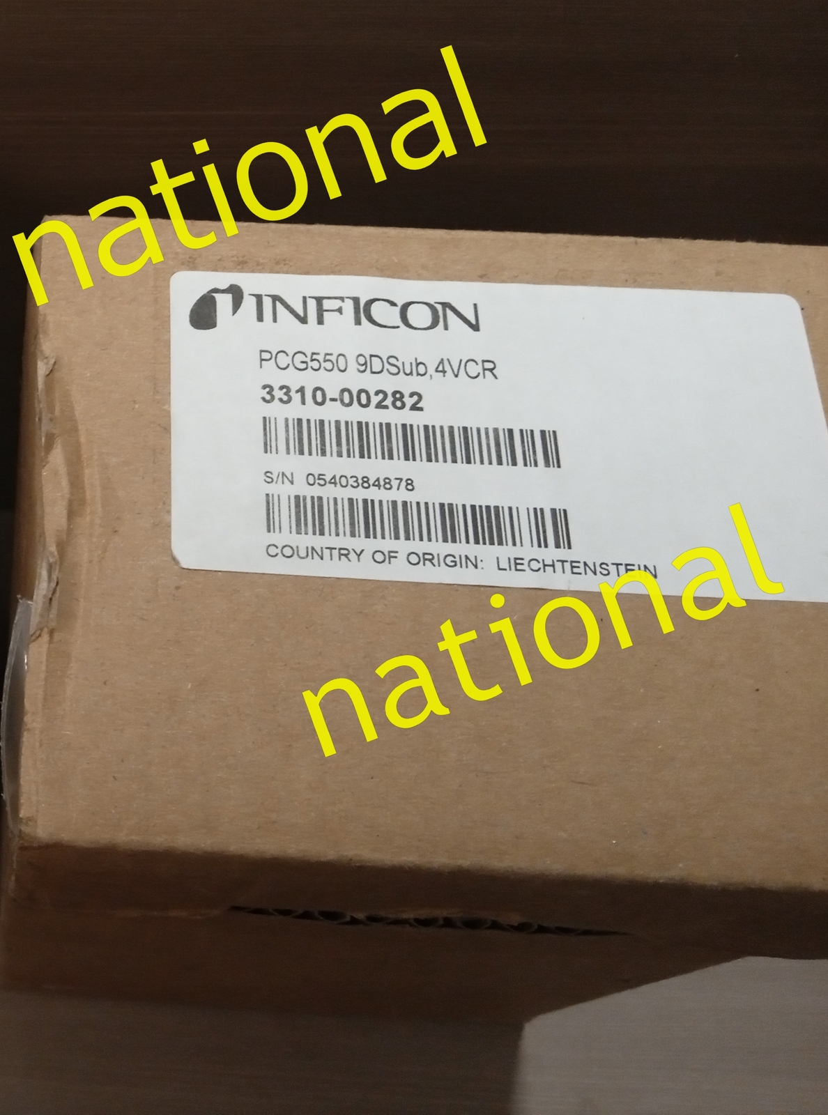 INFICON 3310-00282 Pirani Capacitance Diaphragm Gauge Pcg550 for sale ...