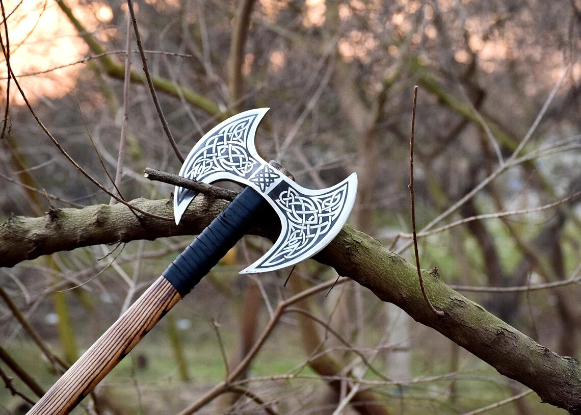 Double Edged Battle Axe