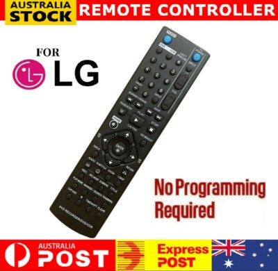 Remote Control for LG DVD VCR Recorder Combo RC689D AKB73155301 Fast ...