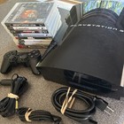 Sony Playstation 3 PS3 Fat Console CECHG01 with Controller & 8 Games | eBay