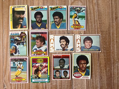 Vintage NFL 1970s Topps Football Lot Los Angeles Rams - 12 cards Low ...