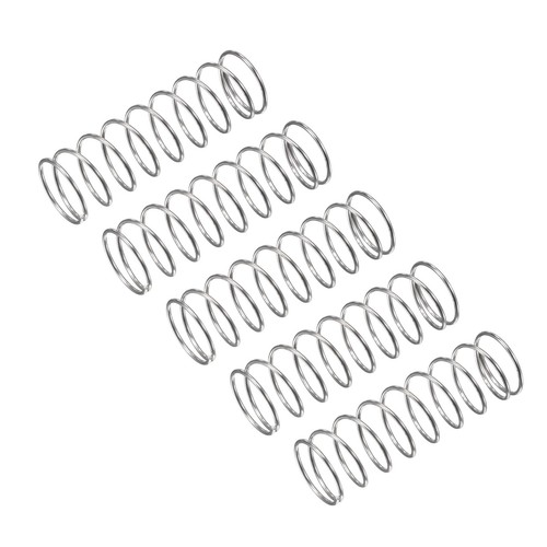 Compression Spring, 15Pcs 304 Stainless Steel, 16mm OD, 1mm Wire, 50mm ...