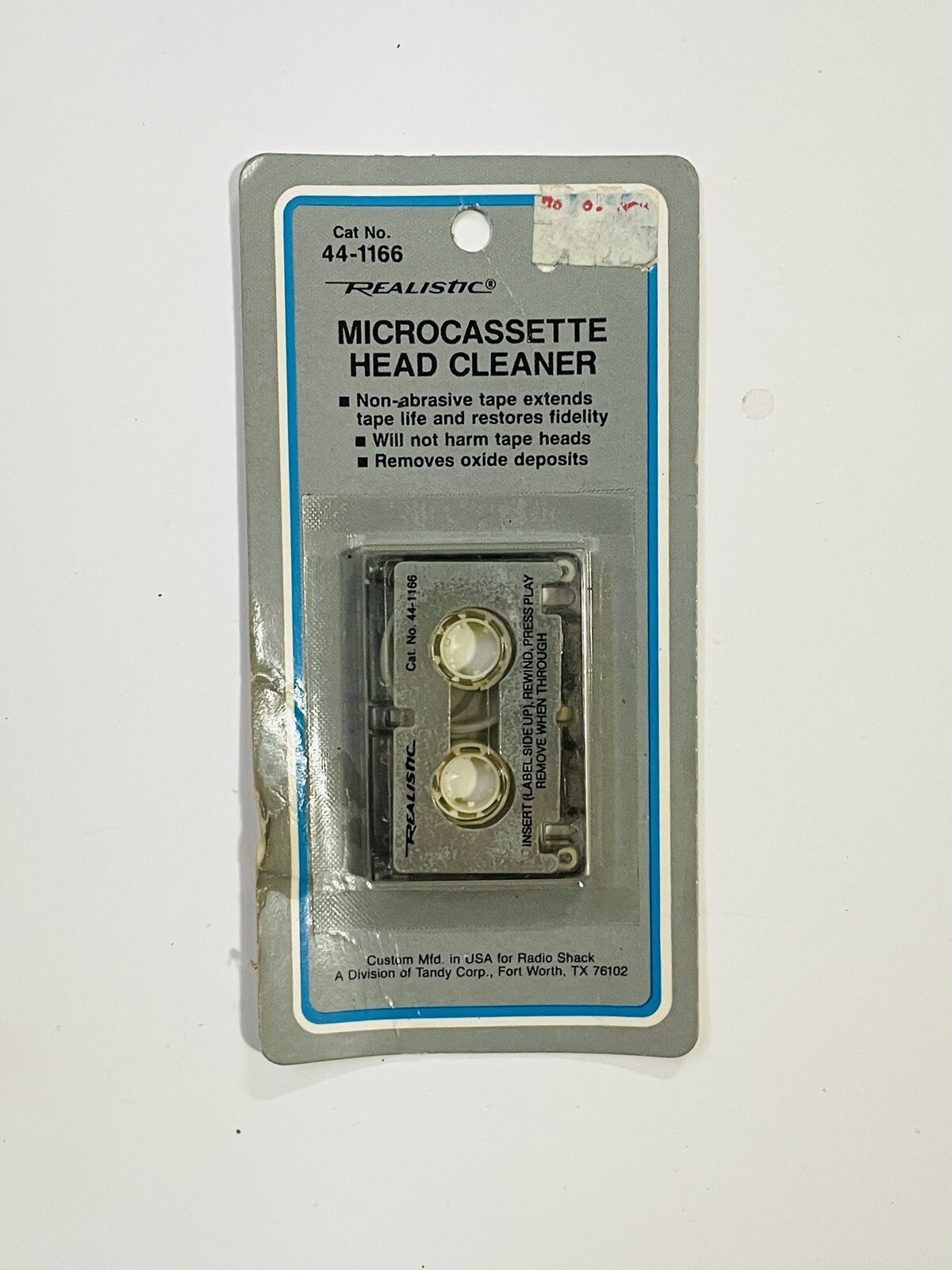 Realistic Microcassette Non Abrasive Head Cleaner 44-1166 for sale ...