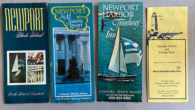 Vintage lot of 4 Newport Rhode Island Brochures sailboat | eBay