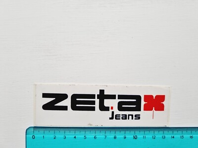 Adhesive Zeta Jeans Sticker Autocollant Vintage 80s Mens Original | eBay