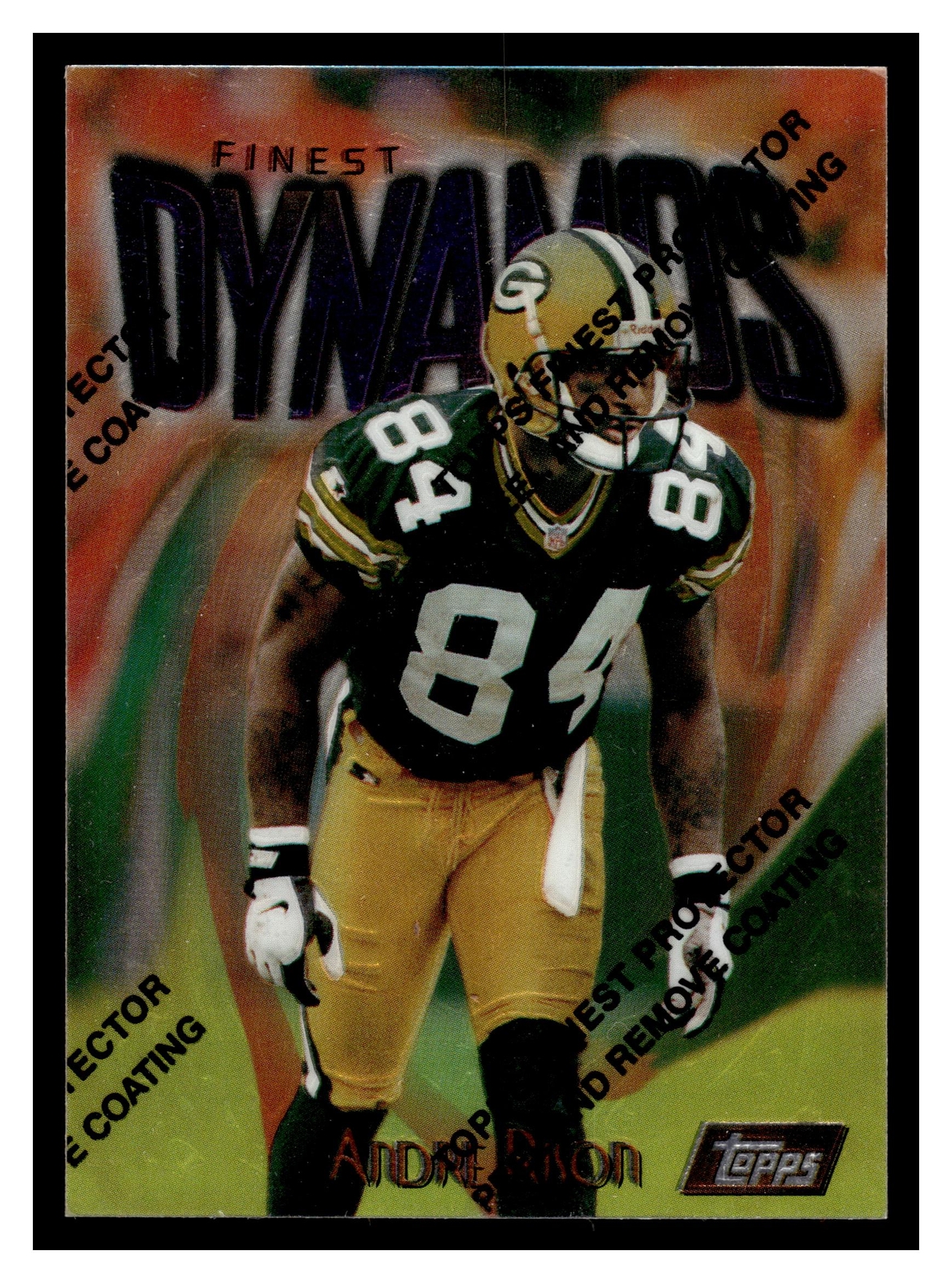 1997 Finest Andre Rison #95 With Coating Green Bay Packers | eBay