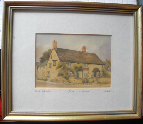 David R. Meeks "Gardiners Arms Tackley" signiert | eBay.de