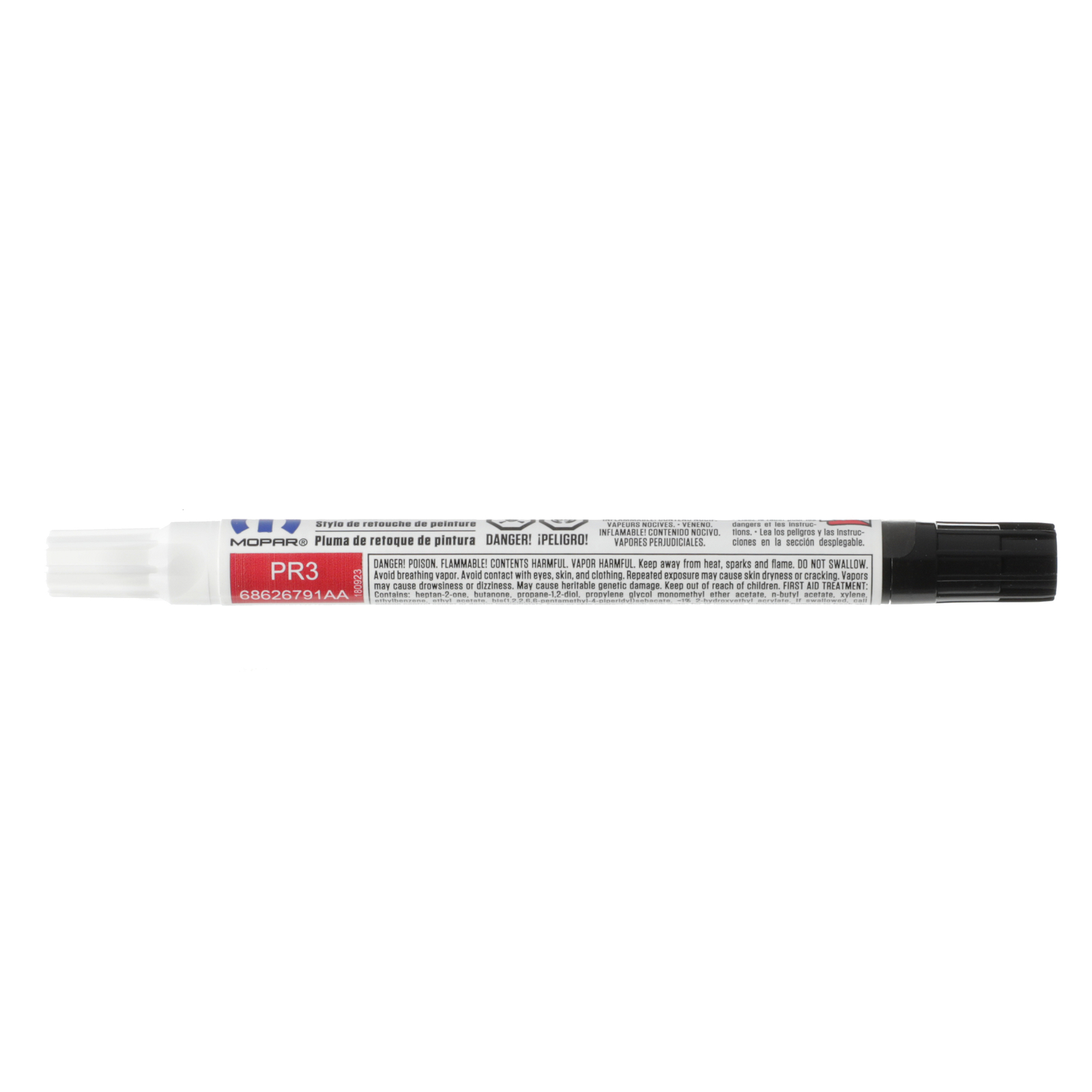 JEEP DODGE CHRYSLER PR3 TORCH RED TOUCH UP PAINT & CLEAR COAT PEN ...