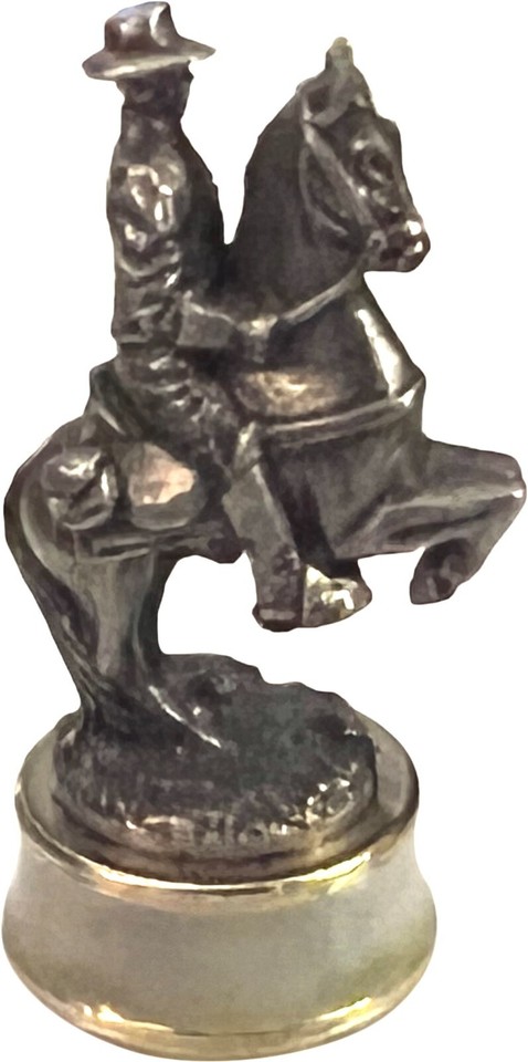 Civil War Pewter Chess Set 1983 Franklin Mint National Hist. Soc ...