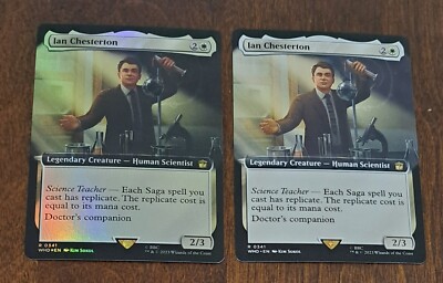 MTG 2x Ian Chesterton Extended (1 Foil) - Dr WHO - 0341 Rare | eBay