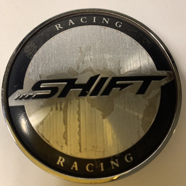 Shift Racing Wheels Silver / Black Custom Wheel Center Caps Set of 2 ...