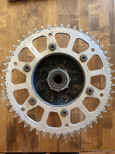 1989 Honda CR250 CR 250 OEM Rear Wheel Hub Sprocket & Brake Disc Daily ...