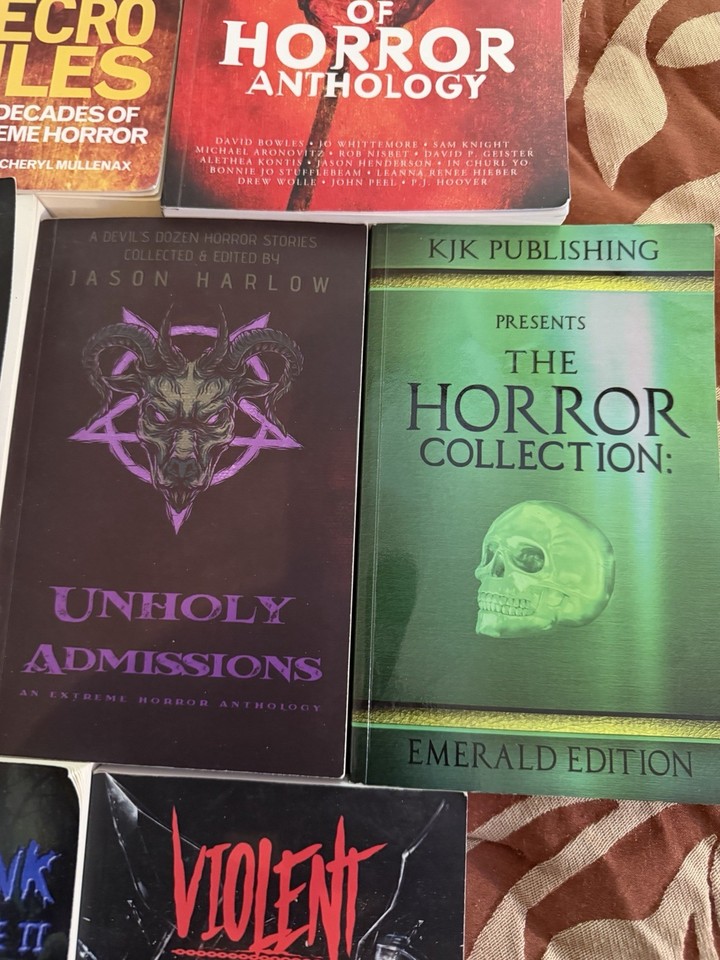 Horror Book Lot Bundle 10 Books Short Stories Anthology Extreme Gore | eBay