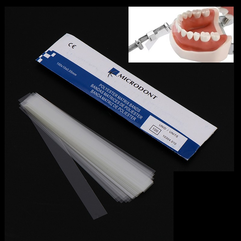 Dental Polyester Matrix Bands Stainless Steel Matrix Retainer Matrices ...