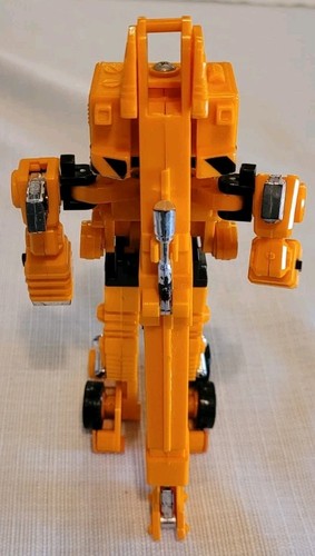 VTG 1985 Hasbro Transformers G1 Autobot Architect Grapple Yellow Crane ...