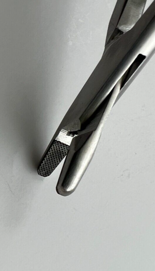 W. LORENZ 51-6704 WIRE HOLDING FORCEPS TC STANDARD INSERT 13cm 5” TC ...