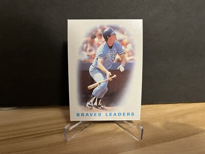 1986 MLB Topps Dale Murphy #456 Braves Team Leaders Card - From Sealed ...