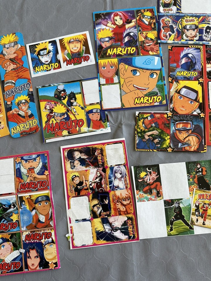 RARE Russian Naruto Stickers Money Bill Bookmark Sasuke Sakura Anime | eBay