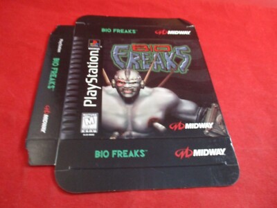 Bio Freaks Playstation 1 PS1 Midway Promo Store Display Box ONLY | eBay