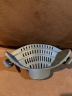 Kitchen Gizmo Snap 'N Strain Strainer - Clip on Silicone Colander Fits ...