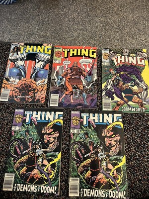 The Thing (5) Comic Lot Issues 7,9, 12, 13(x2) Marvel 1984 | eBay