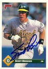 Scott Brosius autographed Baseball Card (Oakland Athletics) 1993 ...