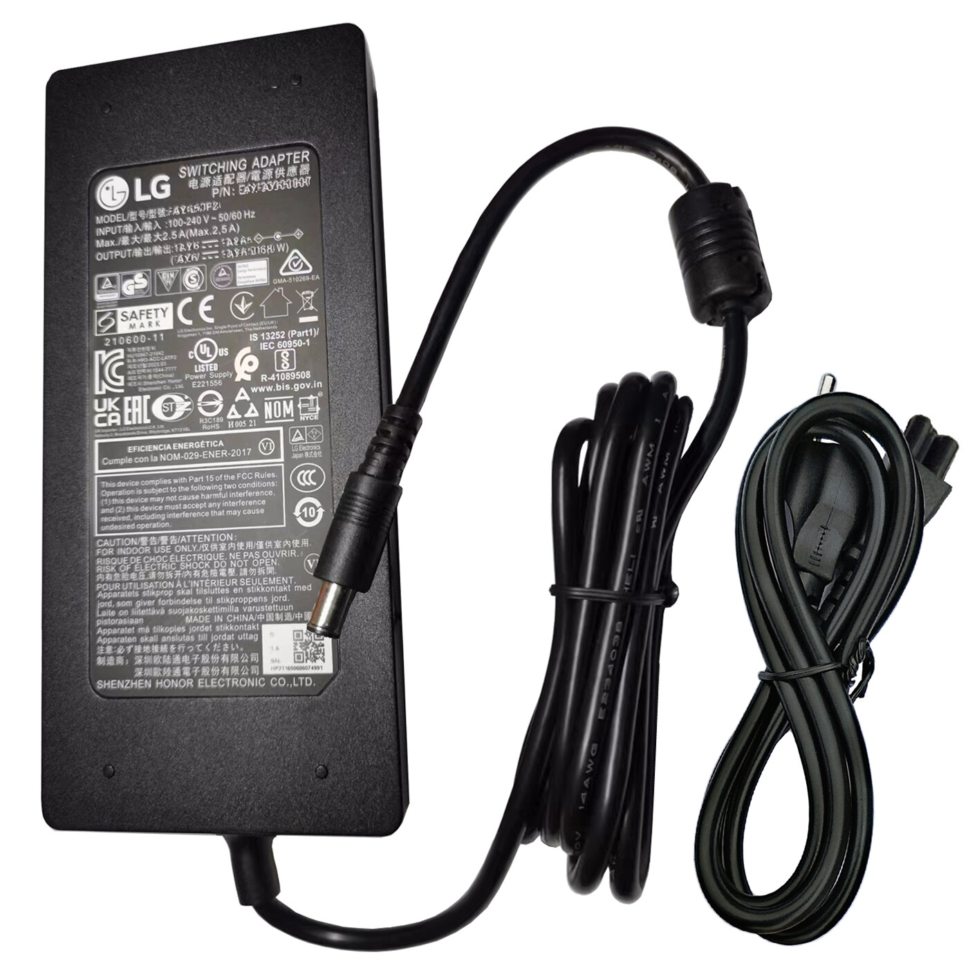 AC Adapter For LG 34UM94 34UM95 34UM94-P 34UM94-PD 34UM95-P 34UM95-PD ...