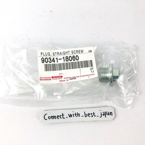 TOYOTA GENUINE PLUG FOR FRONT DIFFERENTIAL FILLER 90341 - 18060 | eBay