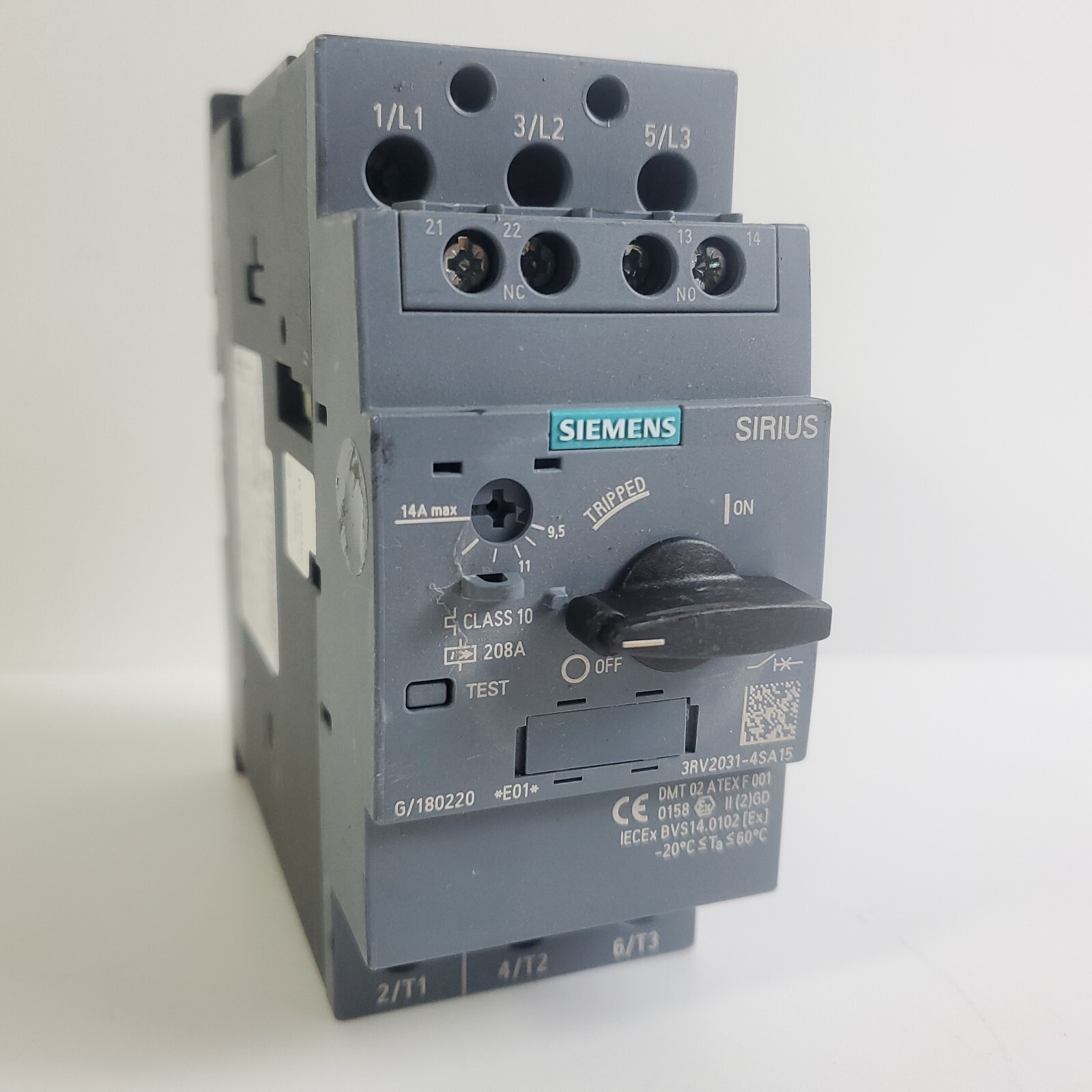 Siemens Sirius 3RV2031-4SA15 Motor Controller Circuit Breaker ...