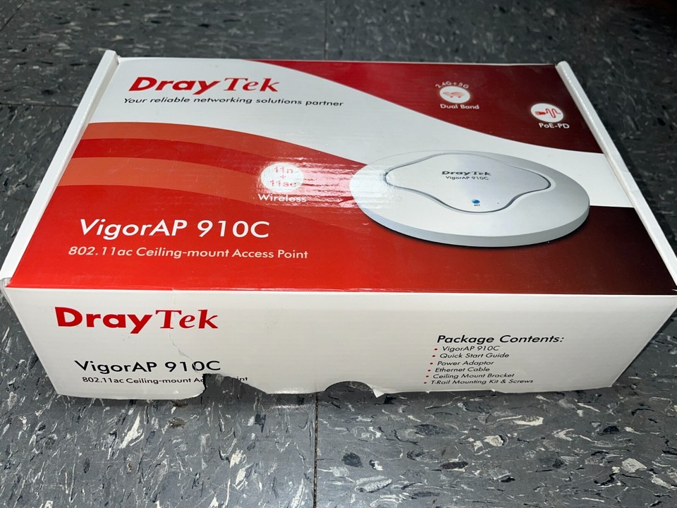 DrayTek VigorAP 910C Wireless Access Point (Open Box - Excellent ...