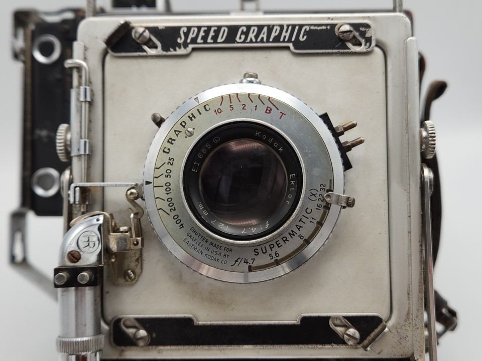 1949 Graflex Speed Graphic 4x5 Press Camera - Kodak Ektar 127mm F4.7 | eBay