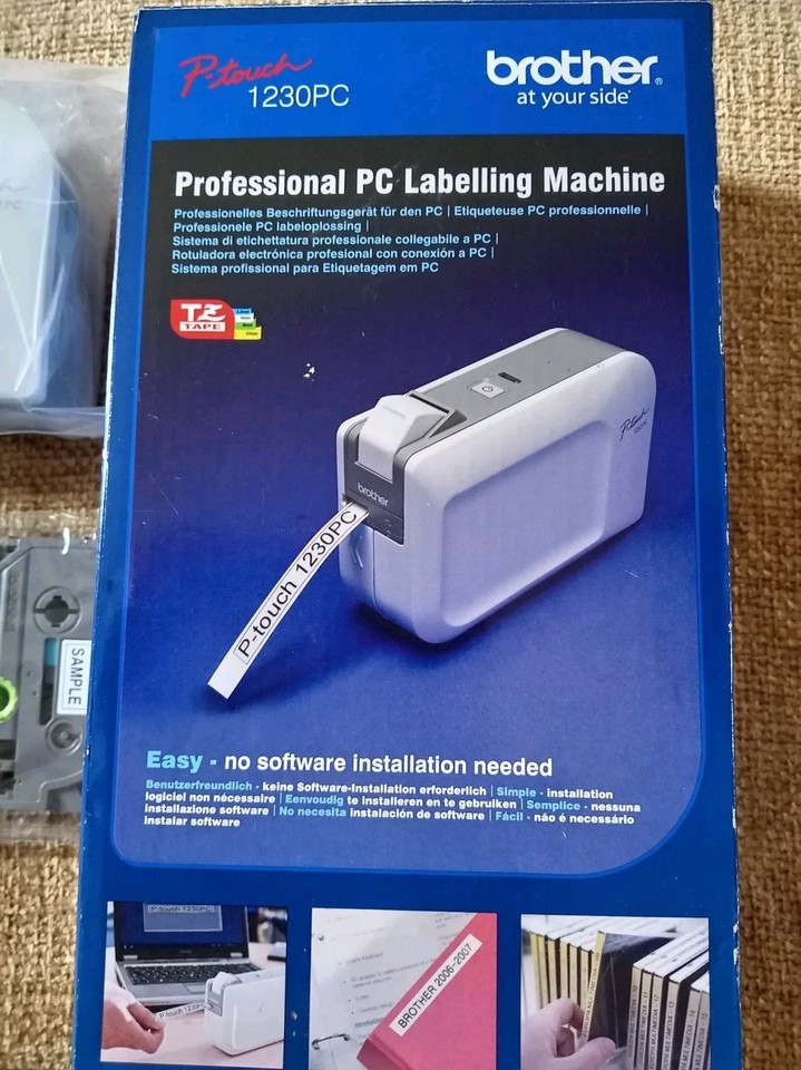 Brother P-Touch PT1230PC PC-Connectable Label Maker No Software Needed ...