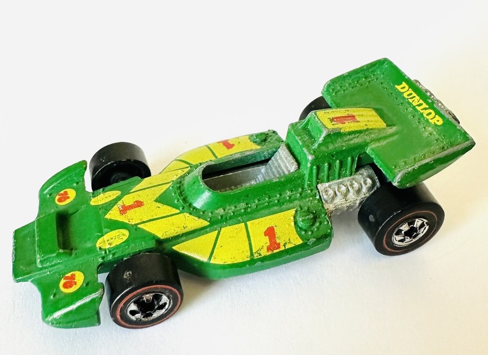 Hot Wheels Redline 1976 El Rey Special Green Enamel Formula Racer Hong ...