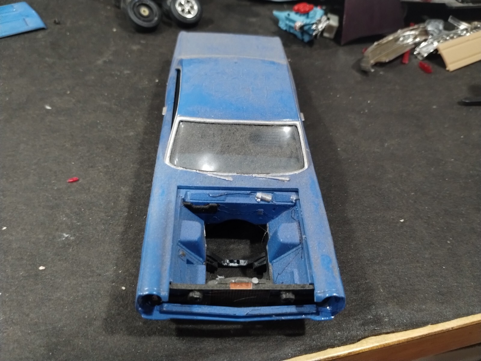 1967 Comet Cyclone AMT Model kit body Chassis Glass Parts Or Project | eBay