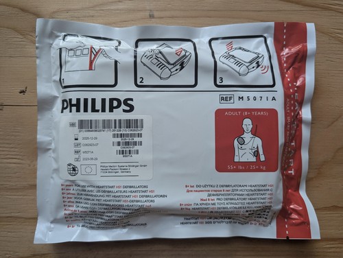 New Philips HeartStart M5071A Defibrillator Pads Exp. 2025-12-29 | eBay